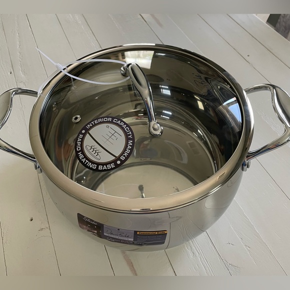 David Burke | Kitchen | Nwt David Burke Splendor 7 Quart Dutch Oven Pot ...